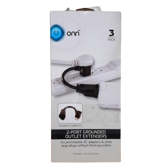 Onn | Other | New Onn 2 Port Grounded Outlet Extender | Poshmark